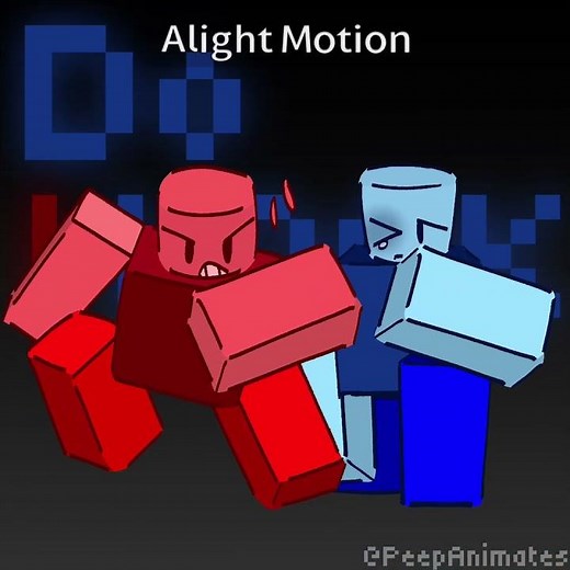 Do I look like him? || Red and Blue BlockTales || Roblox Animation