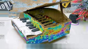 DIY Mini Piano From Cardboard Hello, guys! When Mr. Sam comes up with a new idea, the whole house is on the alert! So today we will make an unusual musical craft. We'll make a small piano out of an old xylophone. How do you like this idea? | SLICK SLIME SAM