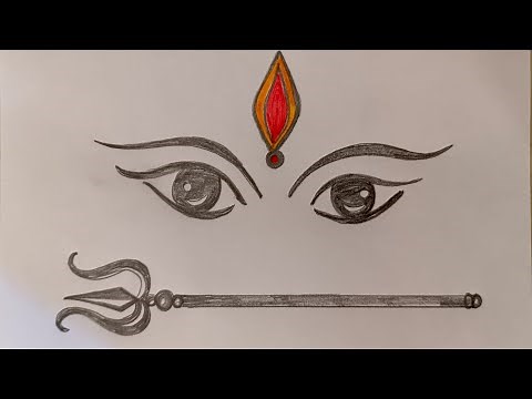 How to Draw Maa Durga - Step by Step Drawing Guide l Navratri Drawing