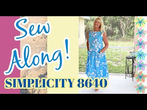 Sew Along! SIMPLICITY 8640 with Jen!