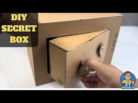 How to Make a Cardboard Safe with Combination Lock | DIY STEM Project (Easy Tutorial)