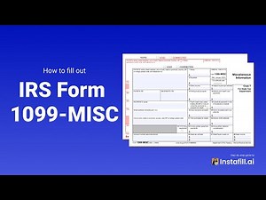 How to automatically fill out IRS Tax Form 1099-MISC using Instafill.ai
