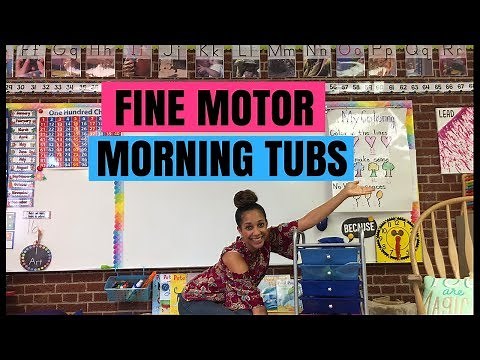 Kindergarten Morning Work Bins | Fine Motor