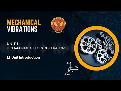 1.1 Introduction to Fundamental Aspects of Vibrations | ME502 |