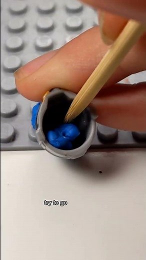 2 ways to REMOVE sticky tack from your Lego pieces #shorts #lego