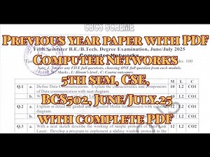 Computer Networks, Solved pyq, june/july.25, CSE/ISE/AIML, BCS502, with pdf