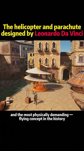 10K views · 65 reactions | The helicopter and parachute designed by Leonardo Da Vinci usa science knowledge MindMinds | science.enthusias | Facebook