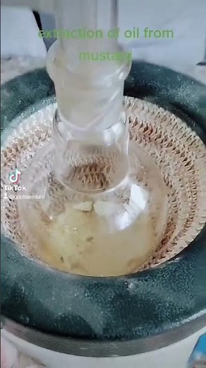 Extraction of oil from mustard with the use of hexane..#foodtechnologist #foodengineering