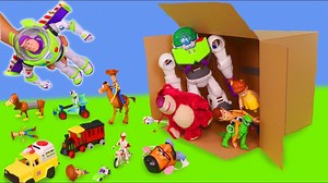 Toy Story 4 Surprise Toys- Buzz Lightyear, Forky & Woody Toy Vehicles for Kids 🐨🐨🐨🐼🐼🐼🐧🐧🐧 | Pet's Studio Compilation