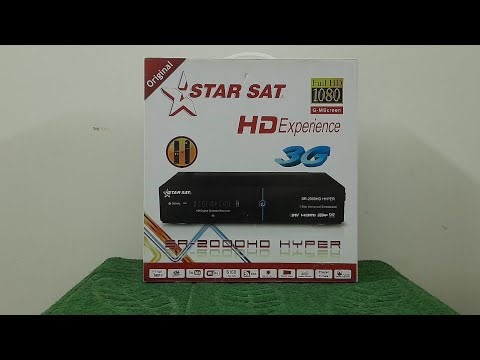 StarSat SR-2000HD HYPER l Unbox l Urdu l 2x Remotes l Dolby Audio l WiFi l Crystal Picture l 2x USB