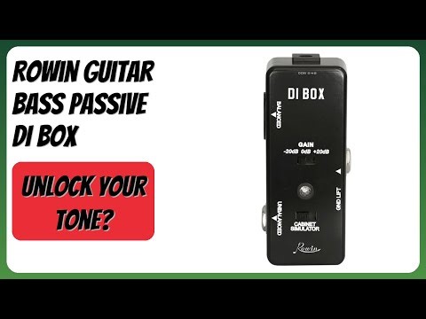 REVIEW (2026): Rowin Guitar Bass Passive DI Box. Features