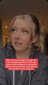 4.2K views · 1.6K reactions | the rage episodes and intense emotions would prioritize survival, and heightened response to threats/danger. the most confusing part was forgetting why I got upset, or how I responded. i could remember bits and pieces, but not the whole event. #bpd #bpdrelatable # | BPDRelatable | Facebook