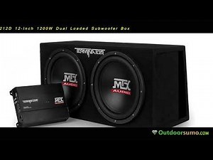 MTX TNE212D 12 Inch 1200W Dual Loaded Subwoofer Reviews and Buying Guides by outdoorsumo