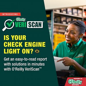 Don’t let a warning light stress you out. O’Reilly VeriScan is a way to get a list of all the possible solutions to the problem for FREE. | O'Reilly Auto Parts