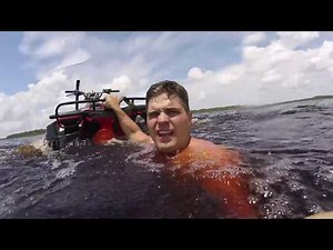 Incredible Floating Quad Amphibious ATV HONDA POWA