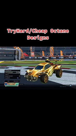 Clean Tryhard Octane Designs for Rocket League