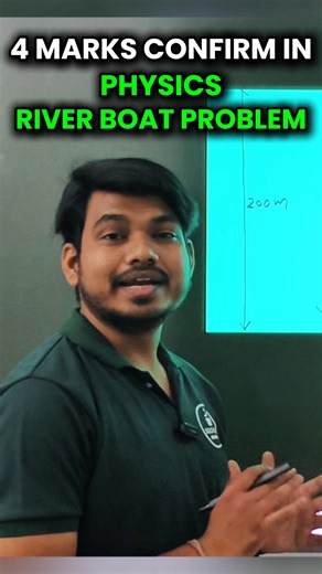 Soching Education on Instagram: "4 Marks Confirm In Physics River Boat Problem | JEE, NEET Physics #physics #neet #neet2026 #neetmotivation #sochingeducation"