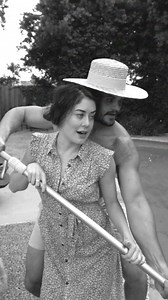 3.6M views · 8.8K reactions | June & George learn how to clean the pool with Barnaby. | Manon Mathews | Facebook