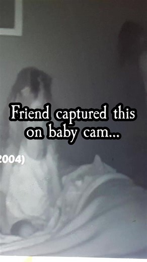 This girl woke up crying in the middle of the night, so her parents checked the baby cam… and this is what they saw. A woman in a gown with long black hair that appears to be turned away while their child is fully awake seemingly staring right into the camera. Credit: TheJurassicWorld #paranormal #ghoststories #ghoststory #scarystories #scarystory