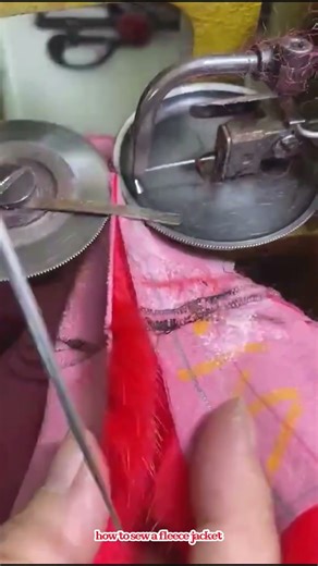 how to sew a fleece jacket