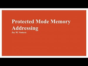 Protected Mode Addressing