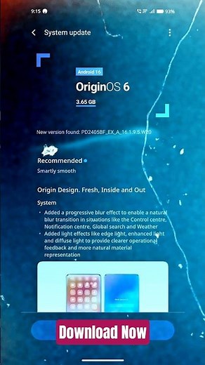 OriginOs 6 Beta Update Download Vivo & IQOO