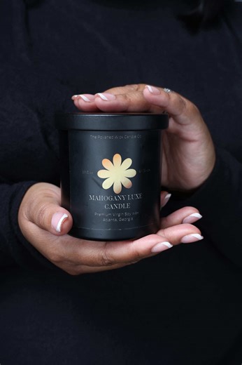 Evenings don’t have to be loud. Mahogany Luxe was made for winding down — when you want your space to feel calm, grounded, and intentional. Available now. Ships with care. “This batch is currently available.” #mahogany #luxurycandles #shopping #luxuryshopping #blackownedbusiness