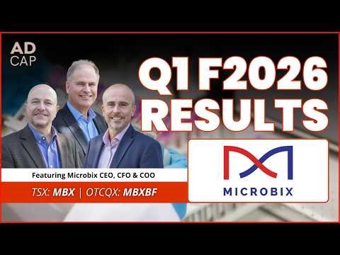 Microbix (MBX | MBXBF) Investor Update: Q1 F2026 Results & Growth Strategy