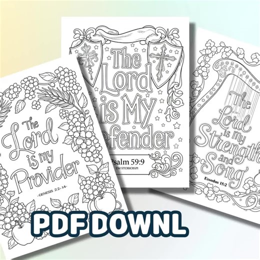 200 Pages Bible Verse Coloring Book : Christian Scripture Designs (digital Download) - Etsy