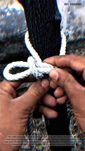 Strong Knot Locking Ropes Technique#shorts #satisfying #working #knot