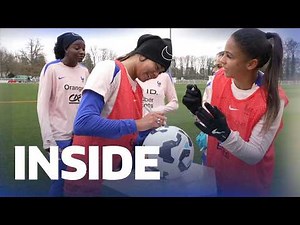 The first training session for the French national team