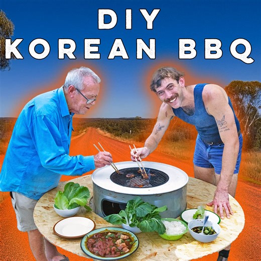 We Built A Backyard Korean BBQ | Outback Tom Australia