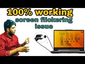 ASUS TUF f15 screen flickering issue in Telugu //sp punch// screen problem in any laptops