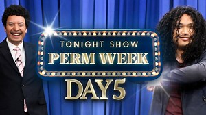 80K views · 650 reactions | Day 5 of Perm Week! Audience member Chris Gultiano gets a perm backstage and surprises his friends on the show! | The Tonight Show Starring Jimmy Fallon | Facebook