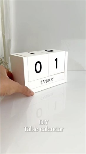 Diy Table calendar 📅 #calendar2026 #2026 #newyear #diycalendar #handmadecalendar