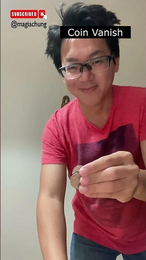 Coin Vanish Sleight of Hand Magic Trick Tutorial: Disappear Like a Pro! #マジック種明かし# #magia#마술 #truco