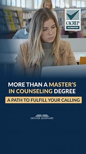Pursue counseling with purpose at Denver Seminary, uniting 50 denominations and integrating theology with advanced techniques. CACREP-Accredited. Begin your career journey now! | Denver Seminary