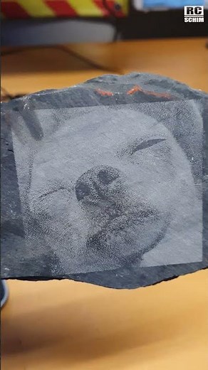 Creality Falcon2 pro: engraving Slate stone