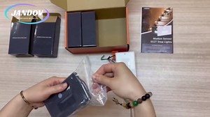 Motion Sensor Stair Lights Indoor Outdoor, 5CCT Dimmable LED Step Lamp with Switch, 4W 300LM, 2700K-6500K, IP66 Waterproof Hardwired 120V Stairway Staircase Walkway Lighting- White, 12 Pack, ETL