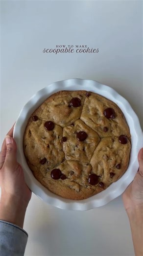 Scoopable Cookies 😋 #cookiesandcream #recipe #foryoupage❤️❤️ #cooking