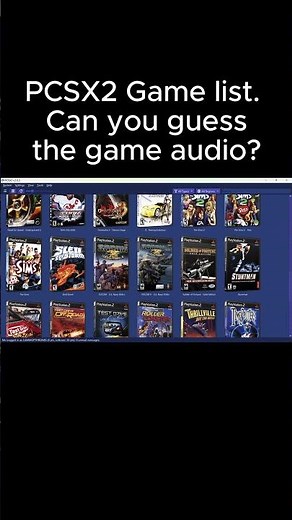 PCSX2 PS2 Emulator | Game list #pcsx2 #retrogaming