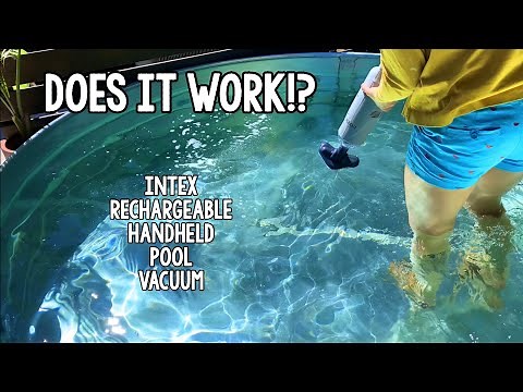 Intex 28620EP Handheld Vacuum - Rechargeable for Spa/Pool - my review!