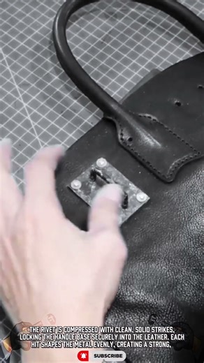 Leather Riveting Tool: Clean Strike & Durable Hardware Innovation #ToolHolder