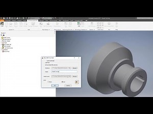 InventorCAM Introductory Video 15 New Turning or Mill Turn CAM Project Setup