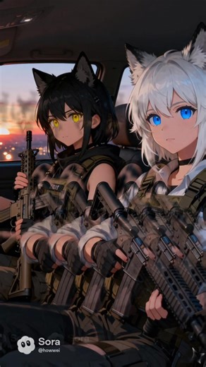SCRA-H MP9: Girls Frontline 2 Anime Artwork