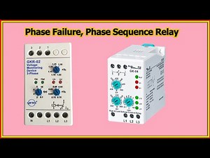 Phase Failure Relay|Phase Sequence Relay