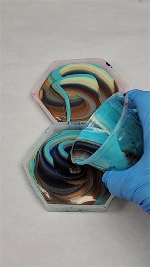 Dirty #resin pour coasters #mixedmediagirl | Mixed Media Girl