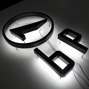 [Hot Item] Custom Design 3D Storefront Advertising Backlit LED Letter Sign Billboard