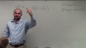 Find the product of the cube root of two variable expressions