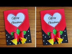 Easy Christmas DIY Paper Card 🎄 | Handmade Greeting Card